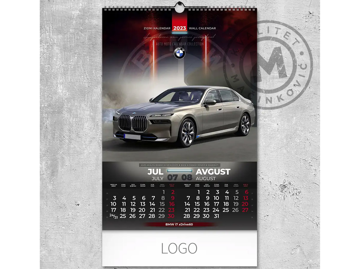 Wall Calendar, Hot Tires | Štamparija Mačinković