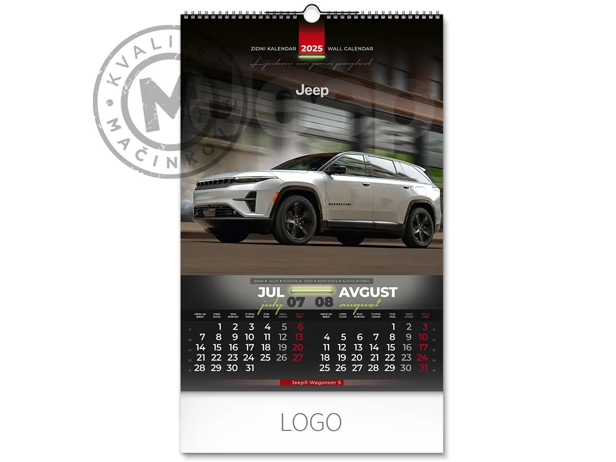 Wall Calendar, Hot Tires | Štamparija Mačinković