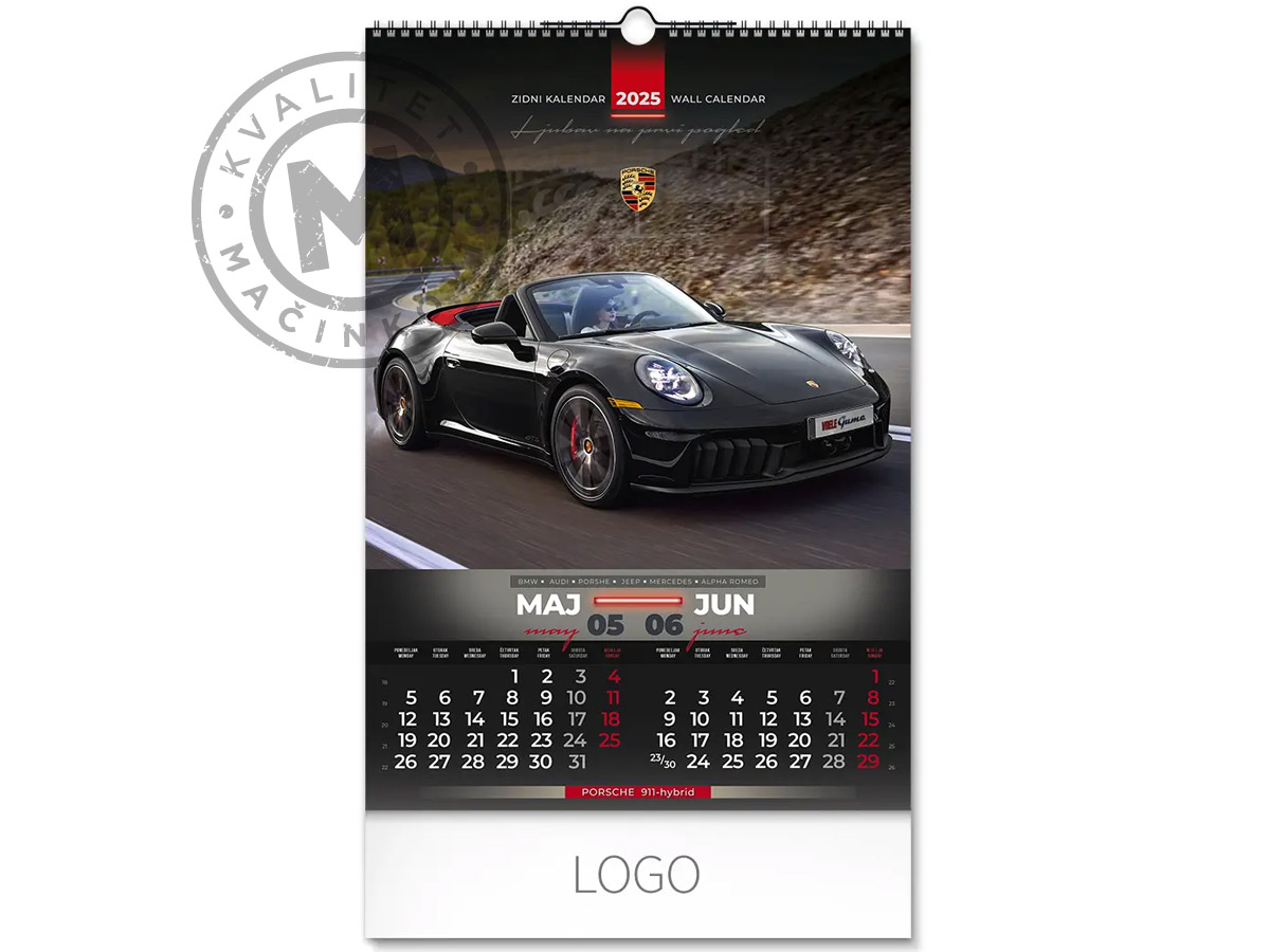 Wall Calendar, Hot Tires | Štamparija Mačinković