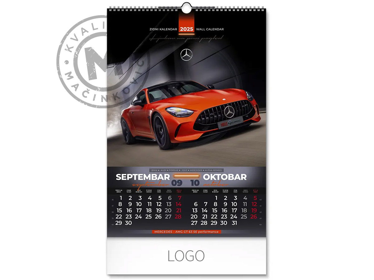 Wall Calendar, Hot Tires | Štamparija Mačinković