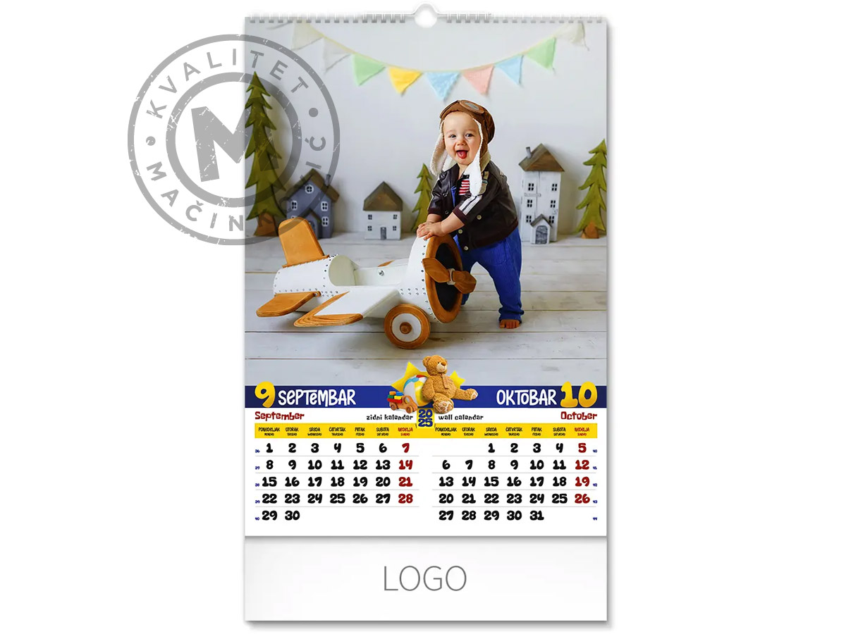 Wall calendars, Kids | Štamparija Mačinković