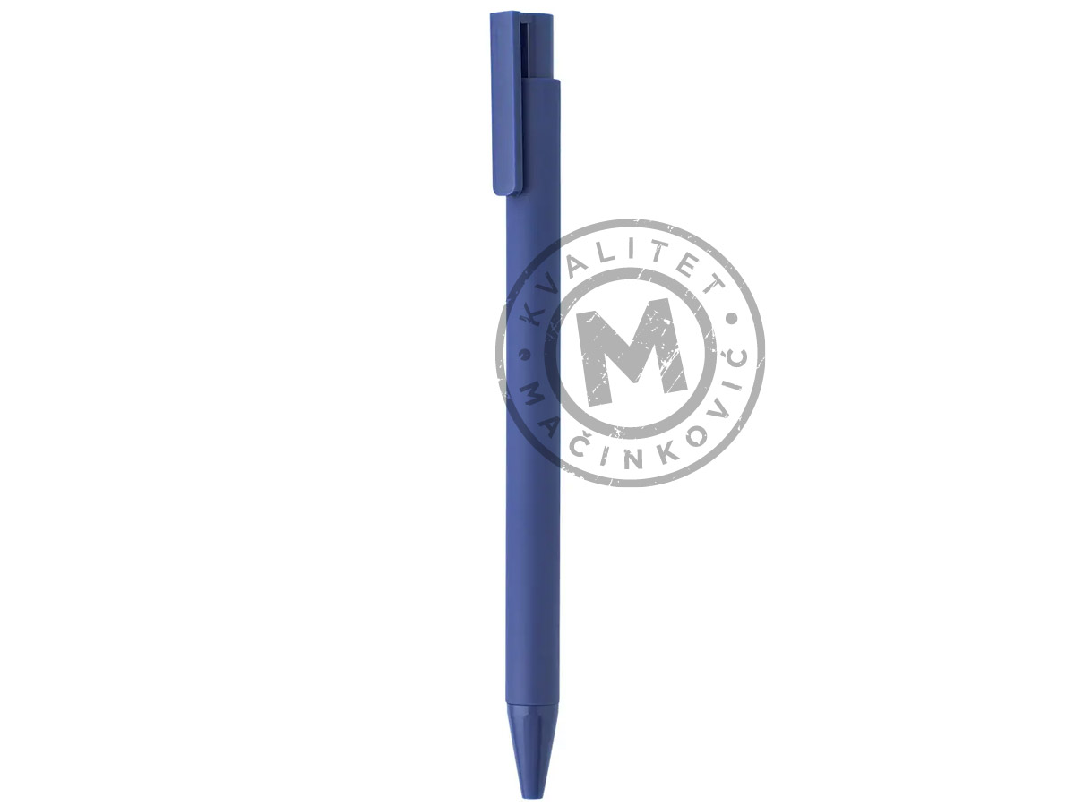 Plastic ball pen, Indigo | Štamparija Mačinković
